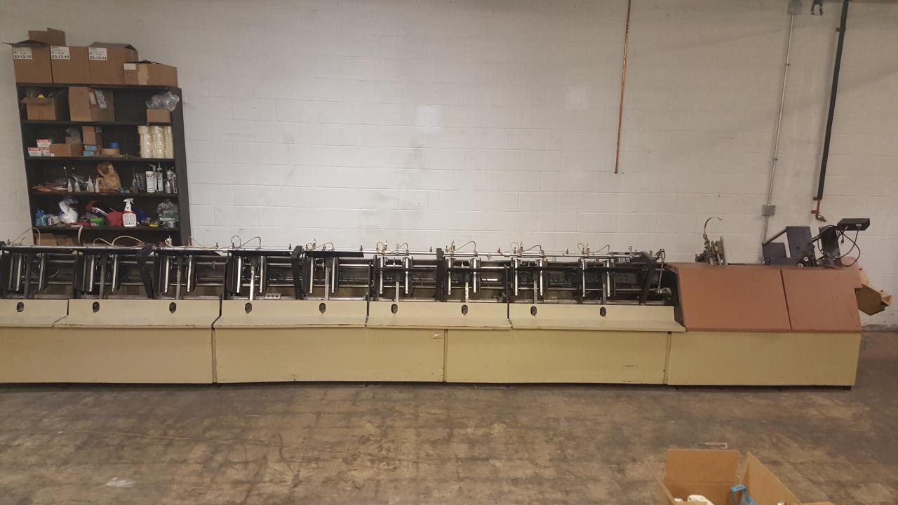 Lot #49: Harris Macey OMNIBINDER 9 Pocket Collator/Stitcher with Offset ...